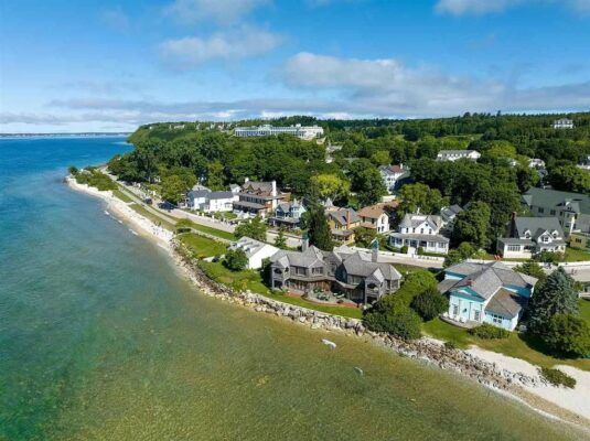 Iconic Mackinac Island Gem: Boardwalk Cottage with Stunning Lake Views ...