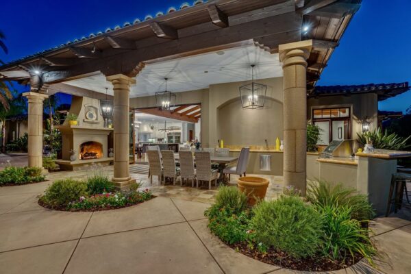 Masterfully Designed Mediterranean Inspired Estate with A Long Circular ...