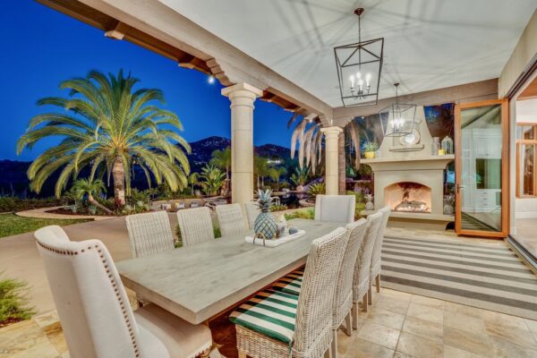 Masterfully Designed Mediterranean Inspired Estate with A Long Circular ...