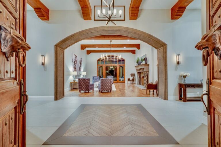 Masterfully Designed Mediterranean Inspired Estate with A Long Circular ...