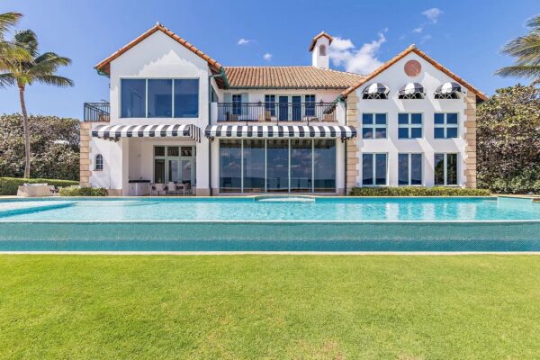 One of A Kind Estate with A Sprawling 150 feet of Beach Frontage in ...
