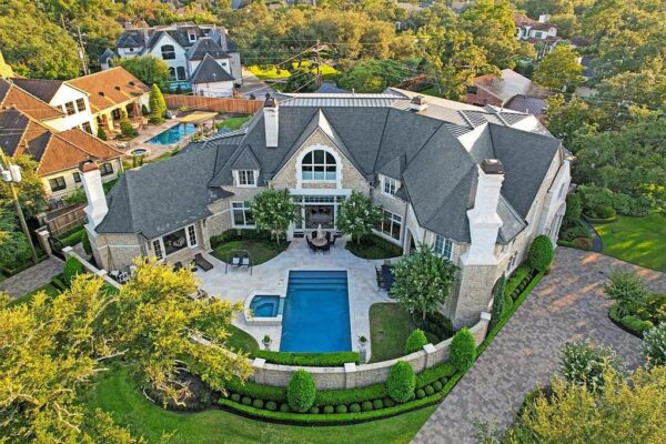 Set on An Expansive Corner Lot In The Prestigious Neighborhood of ...