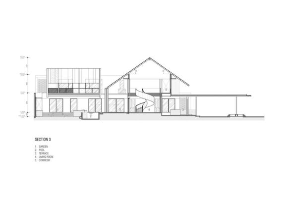 The Alia Residence with Modern Tropical Style in Indonesia by Axial Studio