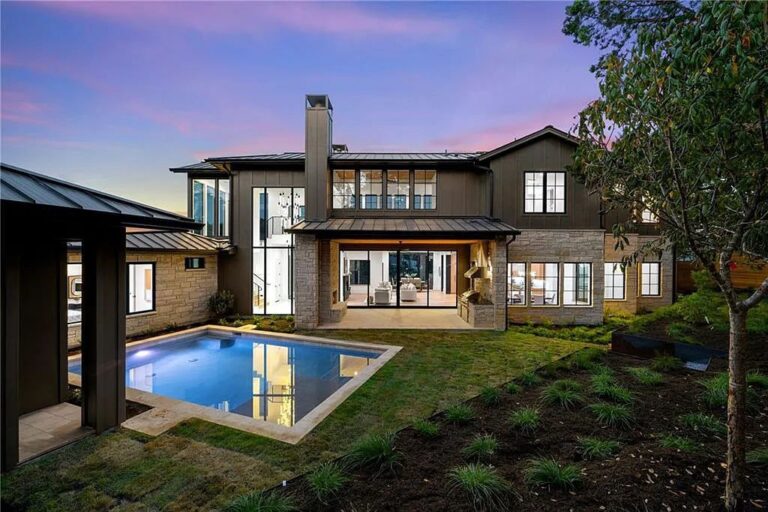 An Architecturally Striking Home with Exceptional Hill Country Views in ...