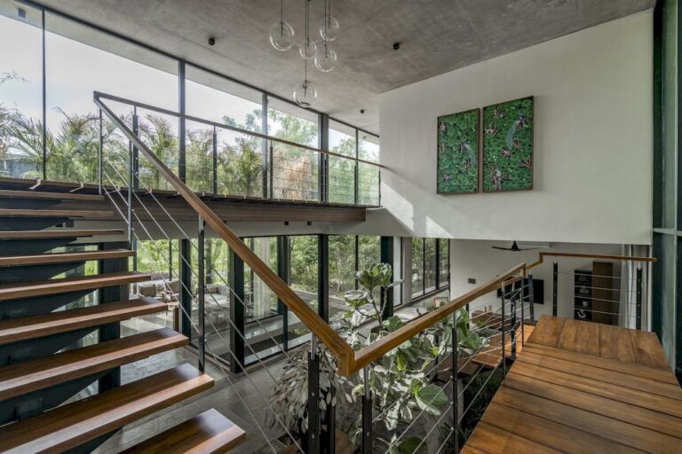 Kalrav Villa with Unique Design Inspired by Nature by VPA Architects