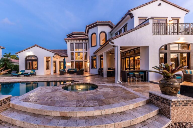 This Magnificent Custom Home in Parkland Comes with Gorgeous Landscape ...