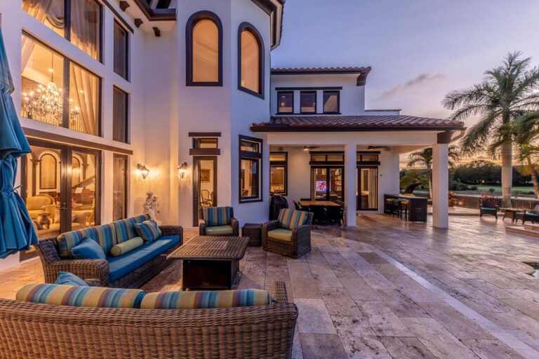 This Magnificent Custom Home in Parkland Comes with Gorgeous Landscape ...