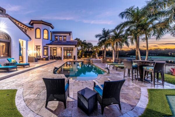 This Magnificent Custom Home in Parkland Comes with Gorgeous Landscape ...