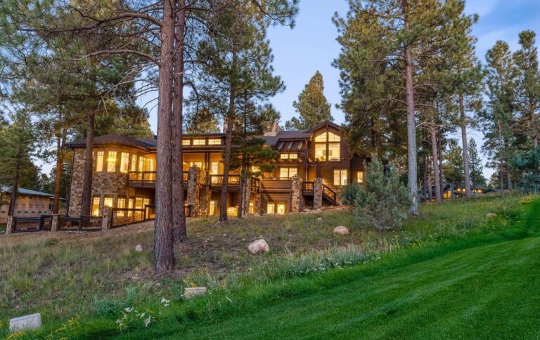 This $3.795 Million Elegant Home in Flagstaff with Multiple Outside ...