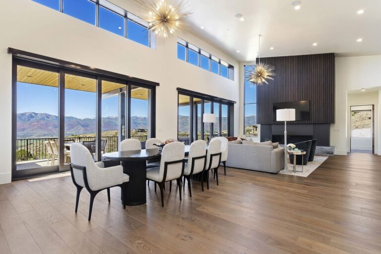 This $5.895M Stunning Mountain Retreat in Heber, UT Offers Magnificent ...