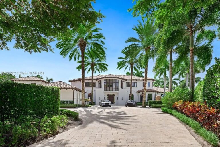 A Dreamy Mediterranean Waterfront Estate in Boca Raton with over 12,000 ...