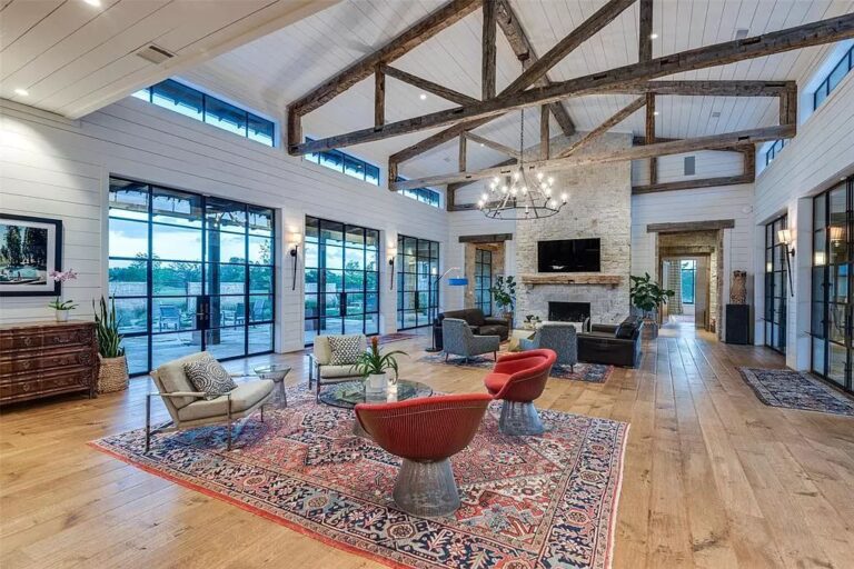 Stunning Home with Classic Architectural Lines on Breathtaking 47 Acre ...