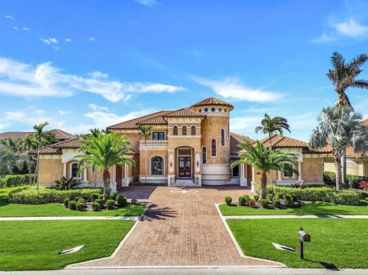 This $9.5 Million Heathwood Castle in Marco Island is A Distinctive ...