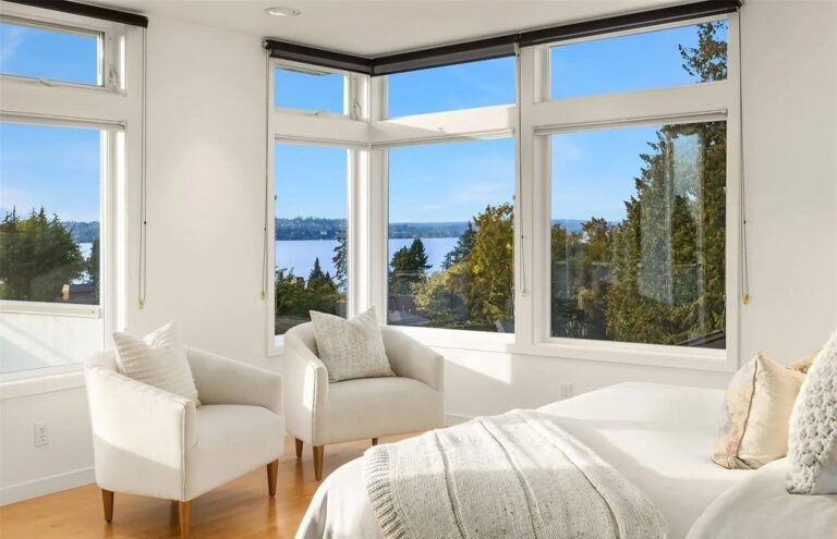 Walls of Windows, Clean Lines & an Open Plan Allow This $5.695M Modern ...