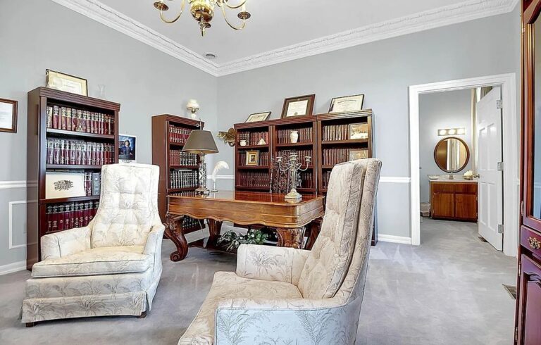 Greek Revival Style Mansion With All the Modern Amenities and Opulent ...