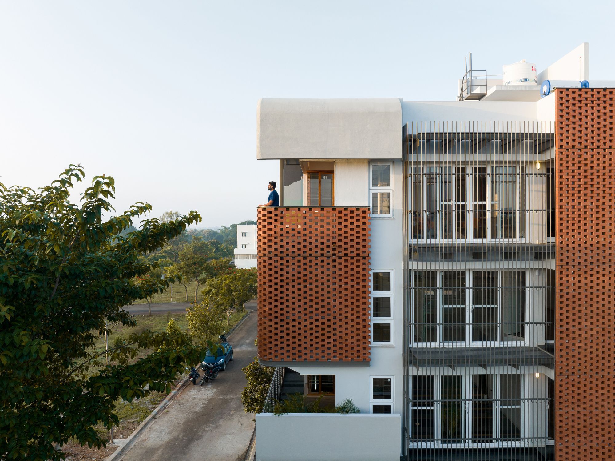 House Belaku with Impressive Ventilation Facade in India by House Belaku