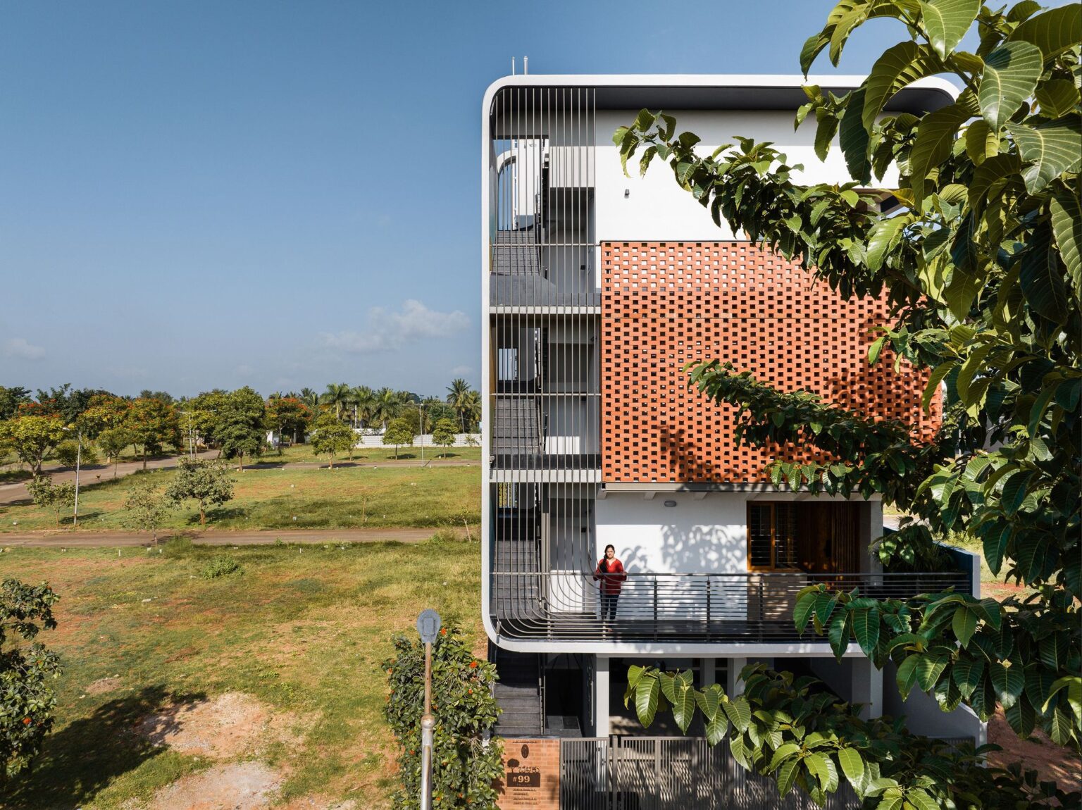 House Belaku with Impressive Ventilation Facade in India by House Belaku