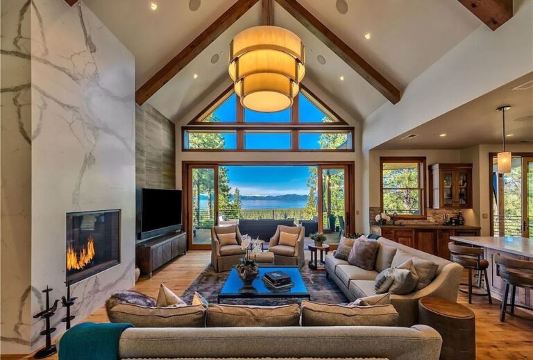 Meticulously Crafted Home in Incline Village Nevada with Panoramic Lake ...