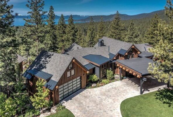 Meticulously Crafted Home in Incline Village Nevada with Panoramic Lake ...