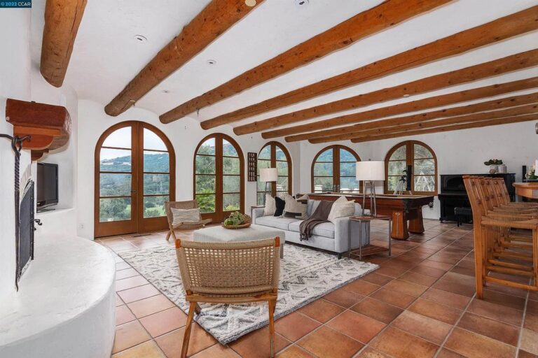 Spectacular Spanish Revival Estate with Stunning Inside and Outside ...