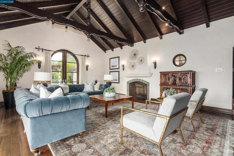 Spectacular Spanish Revival Estate with Stunning Inside and Outside ...