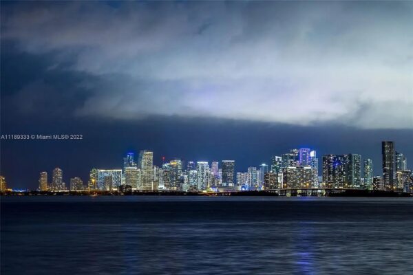 A Luxury Home in North Bay Village, Florida with Direct Miami Skyline Views