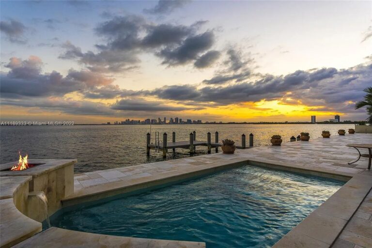 A Luxury Home in North Bay Village, Florida with Direct Miami Skyline Views