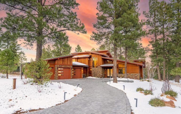 Asked For $3.825 Million, This Stunning Mountain Modern Home in ...