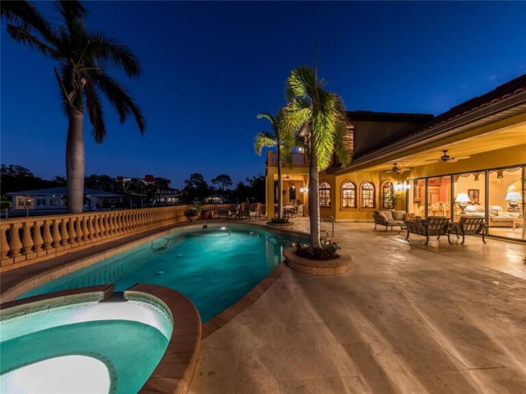 A $4 Million Tuscan Inspired Home Privately situated on the ...