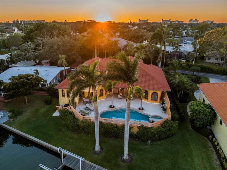 A $4 Million Tuscan Inspired Home Privately situated on the ...