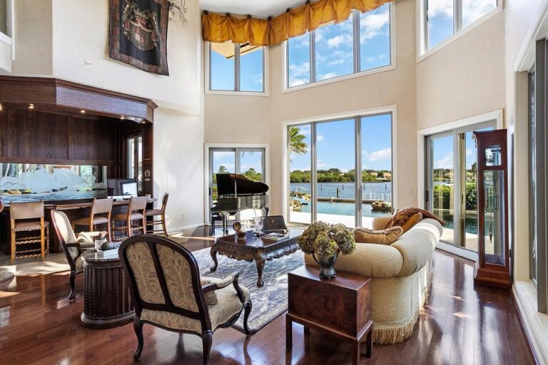 A Stunning Intracoastal Estate on The Most Premier Corner Point Lot on ...