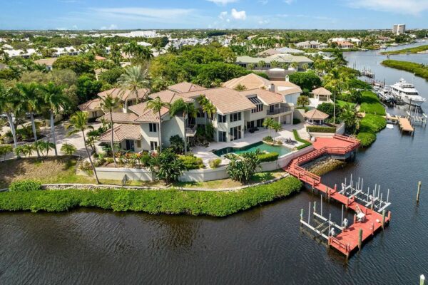 A Stunning Intracoastal Estate on The Most Premier Corner Point Lot on ...