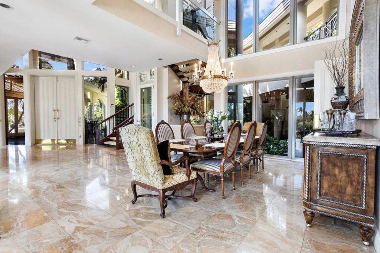 A Stunning Intracoastal Estate on The Most Premier Corner Point Lot on ...