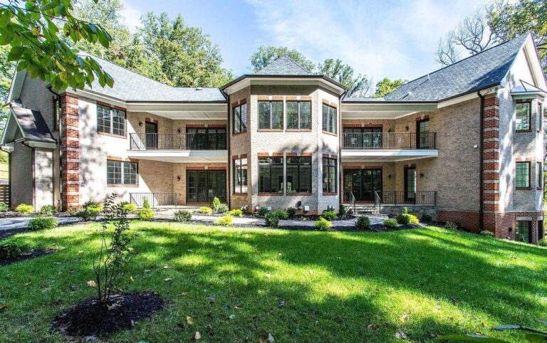 Featuring a Two-Toned Brick Exterior With Stone Veneer Accents, This ...