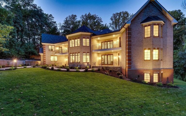 Featuring a Two-Toned Brick Exterior With Stone Veneer Accents, This ...