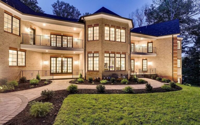 Featuring a Two-Toned Brick Exterior With Stone Veneer Accents, This ...