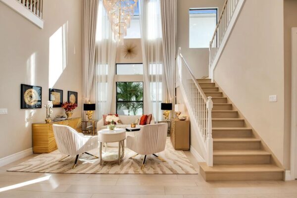 The Lakefront Annabelle Model Home With High-end Furnishings in Boca ...