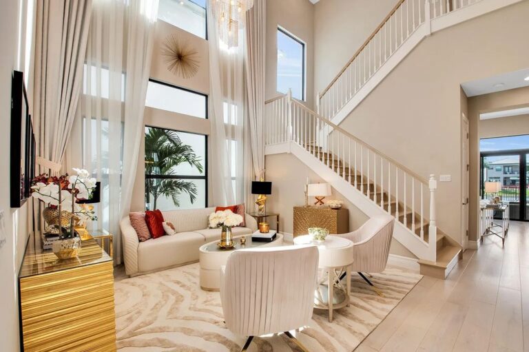 The Lakefront Annabelle Model Home With High-end Furnishings in Boca ...