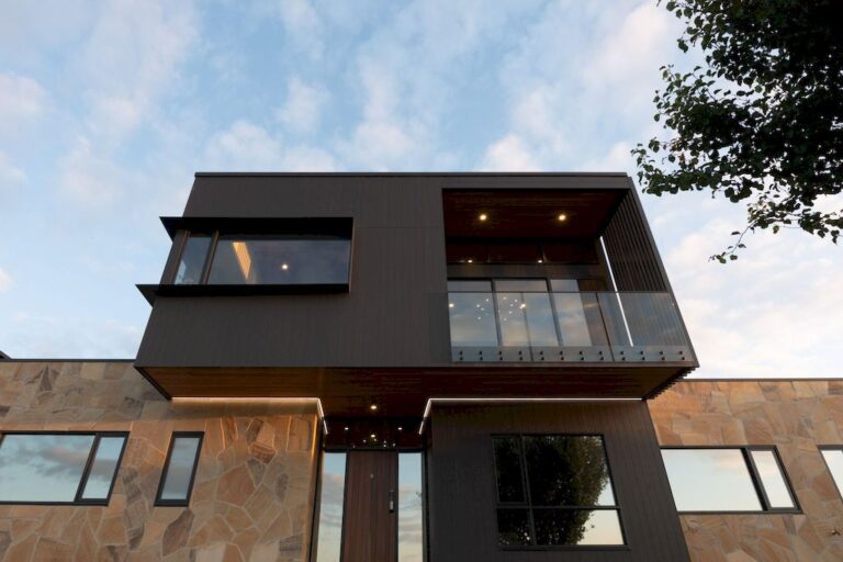 The char house inspired by fallen burnt tree branch by Starbox architecture