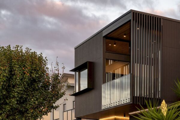 The char house inspired by fallen burnt tree branch by Starbox architecture