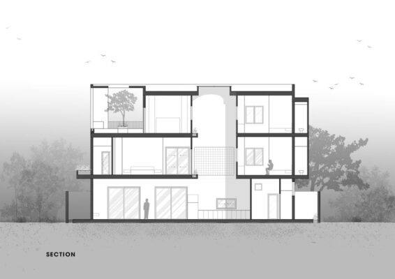 Villa Connect, nice L-shape with nature connection by Story Architecture