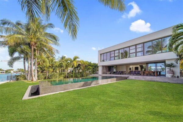 A Modern Estate with 78 Feet of Prime Waterfront and Breathtaking Views ...