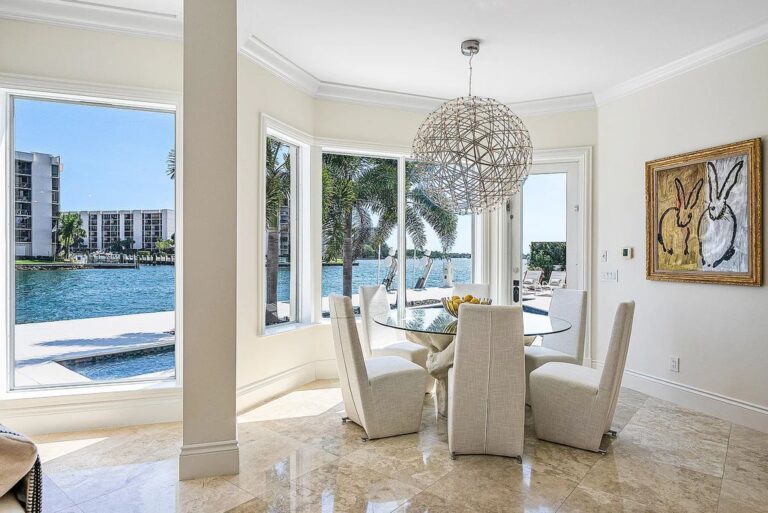 Spectacular Waterfront Mansion in Boca Raton, Florida with Expansive ...