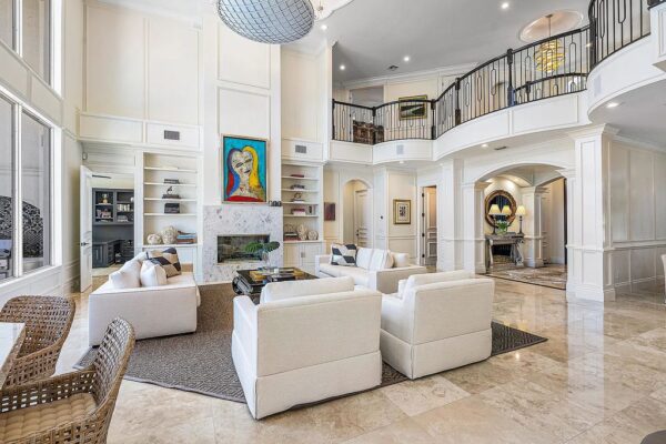 Spectacular Waterfront Mansion in Boca Raton, Florida with Expansive ...