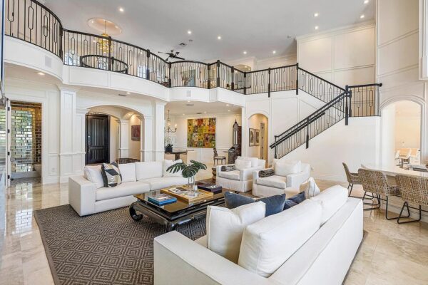 Spectacular Waterfront Mansion in Boca Raton, Florida with Expansive ...