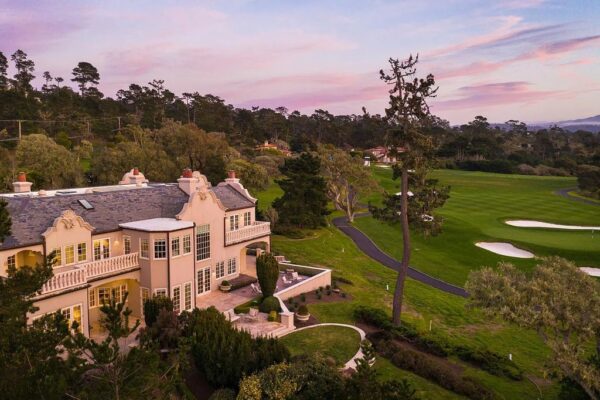 Luxurious Pebble Beach Property on 2.42 Acres with Ocean Views for Sale ...