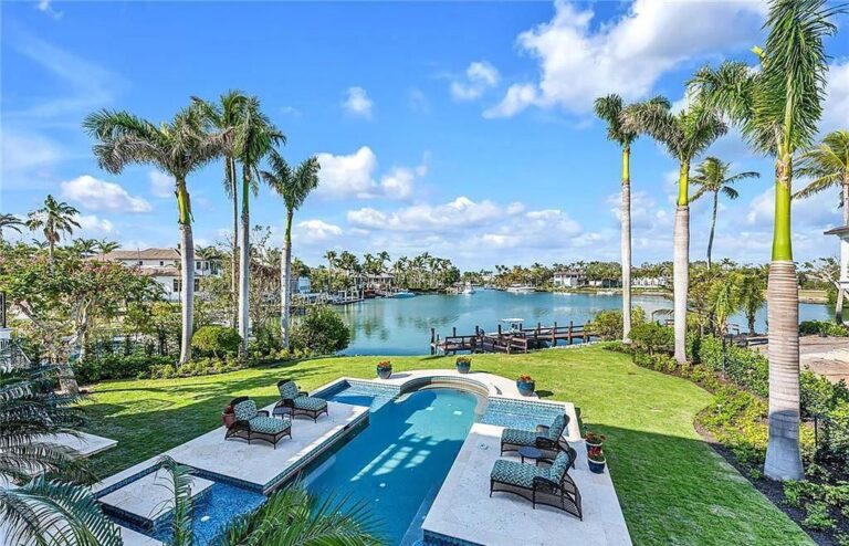 Stunning Estate with Deeded Beach Access in Naples, Florida