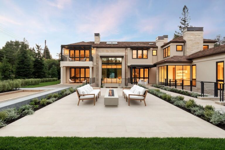 Luxury Atherton Estate on 1.3 Acres with Custom-Curated Features and ...