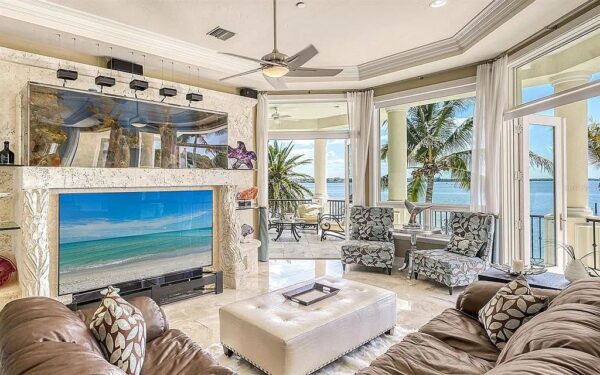 A $16 Million Stunning Siesta Key Home with 360-Degree Bay Views and ...
