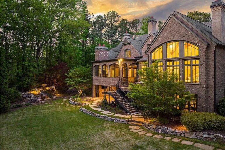 Sandy Springs, GA Gem: A Gated Brick and Stone Property with ...